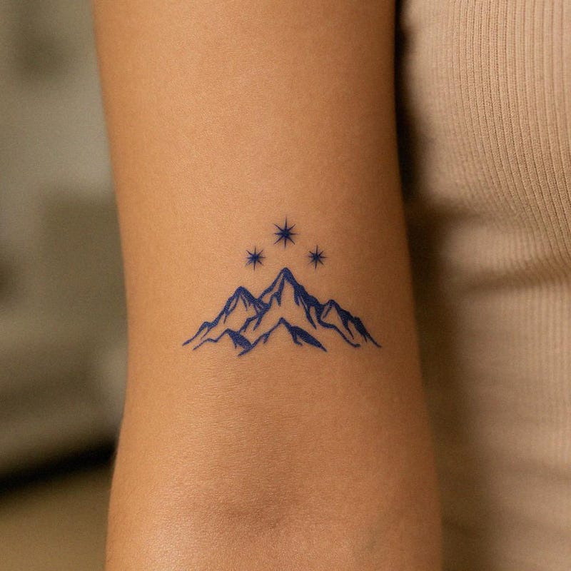 Acotar Mountain Tattoo - Etsy
