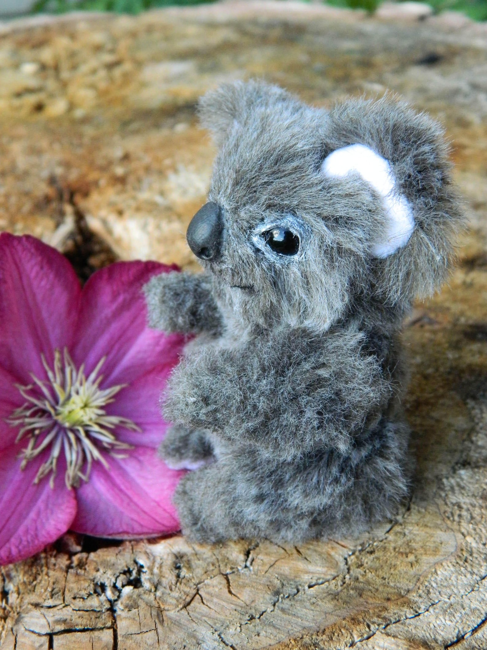 Miniature Teddy Koala toy a gift plushe toy for doll CUSTOM | Etsy