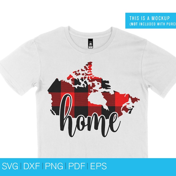 Plaid Map of Canada - Etsy