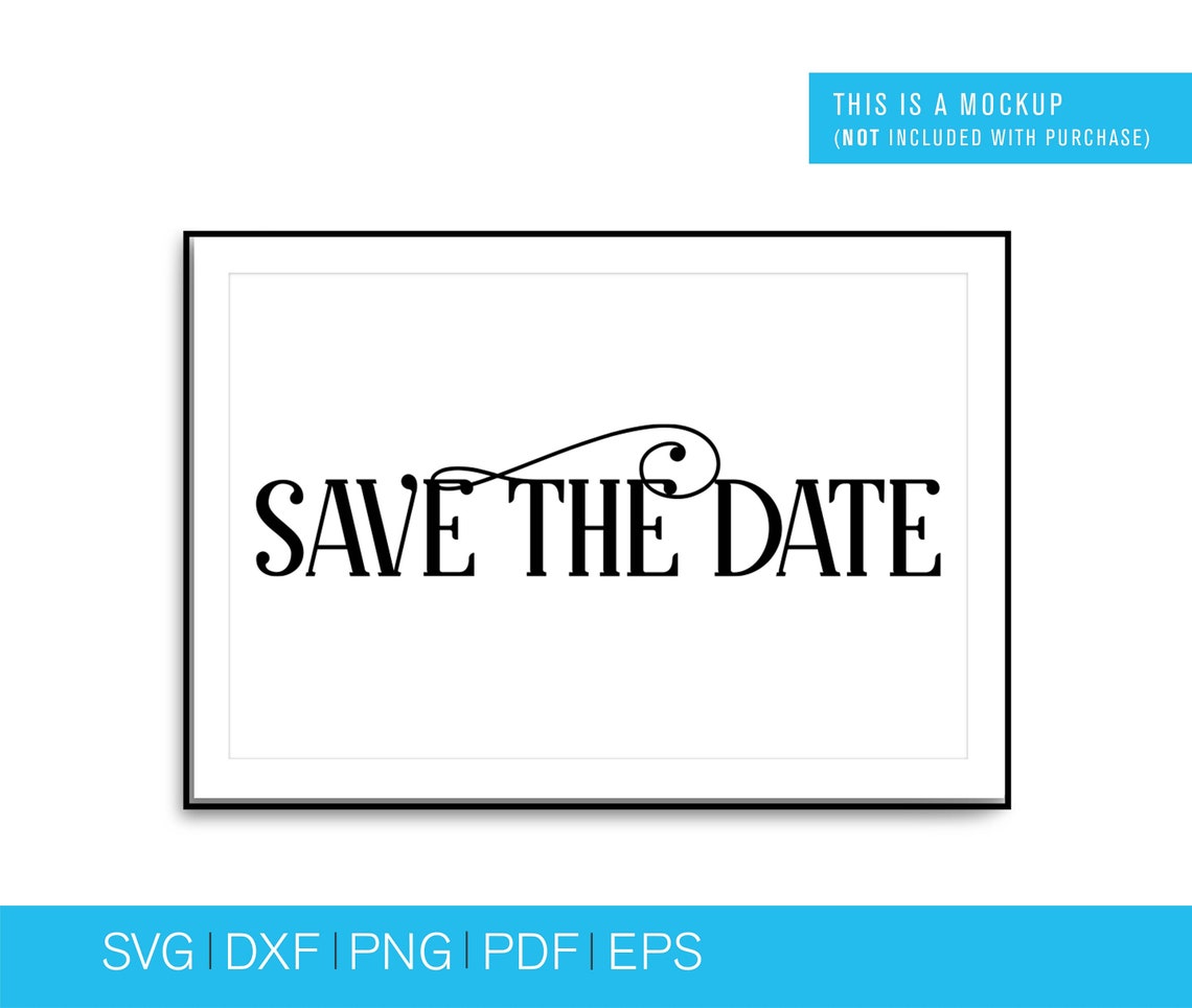 Save the Date SVG Wedding Svg Date Svg Wedding Cut File - Etsy