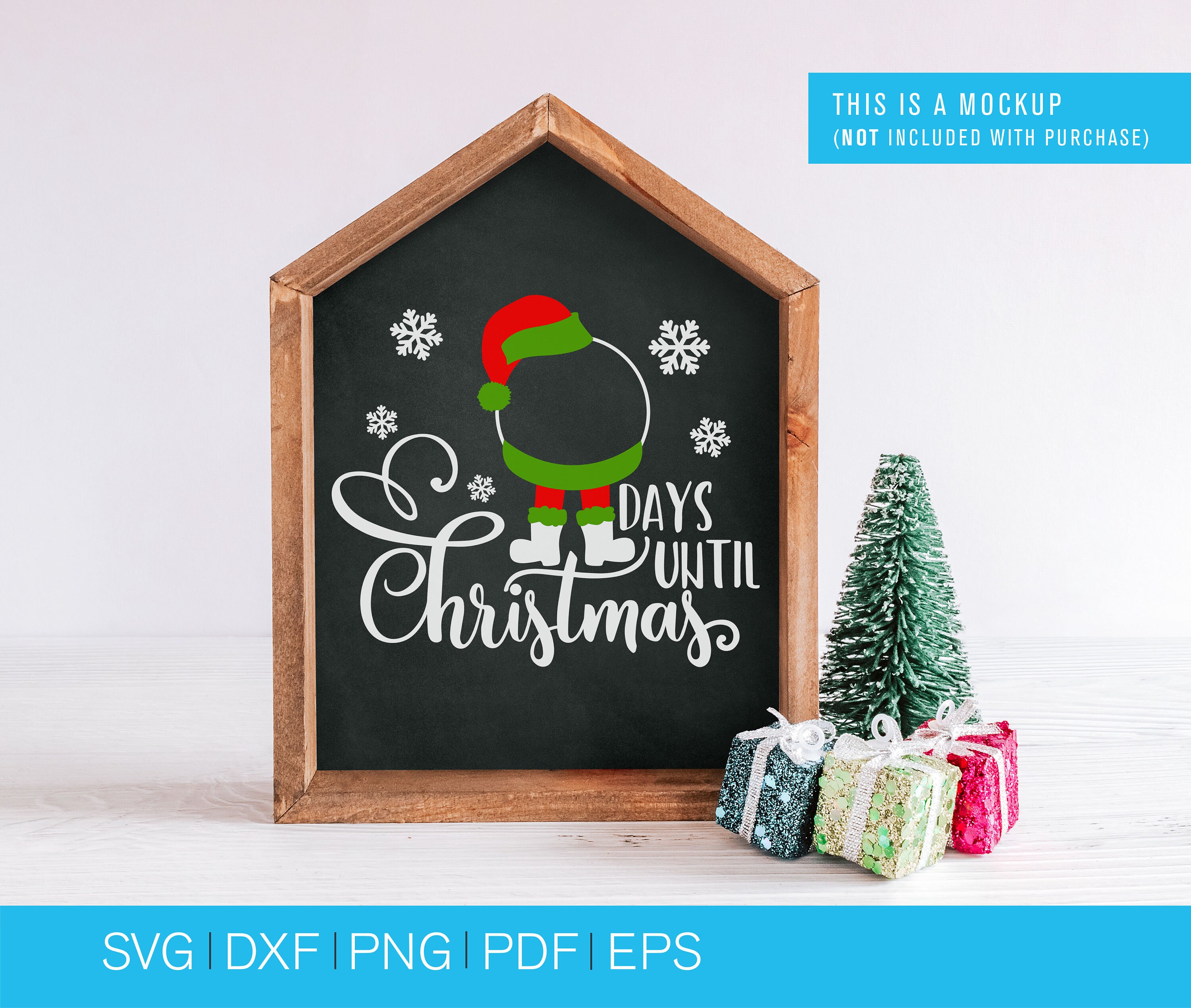 Countdown SVG Santa SVG Christmas Svg Days Until Svg Santa - Etsy