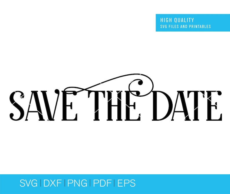 Save the Date SVG Wedding Svg Date Svg Wedding Cut File - Etsy