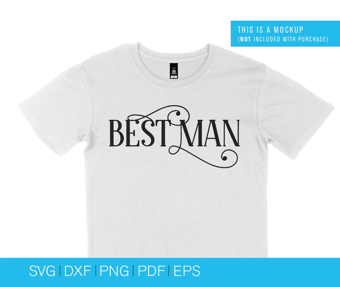 Best Man SVG Wedding Party Svg Groomsman Svg Wedding Svg - Etsy