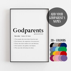 Godparent Proposal, Godparent Gift, Godparent Thank You Gift, Godparent ...