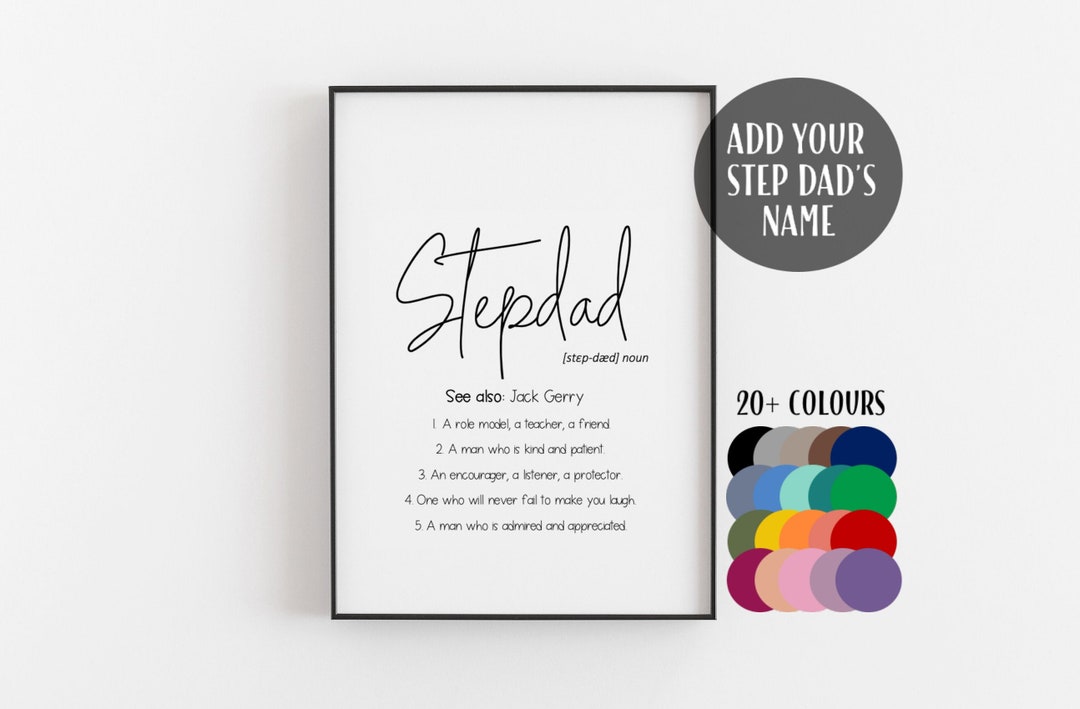 Step dad gift, stepdad birthday gifts, step dad gift Christmas, step ...