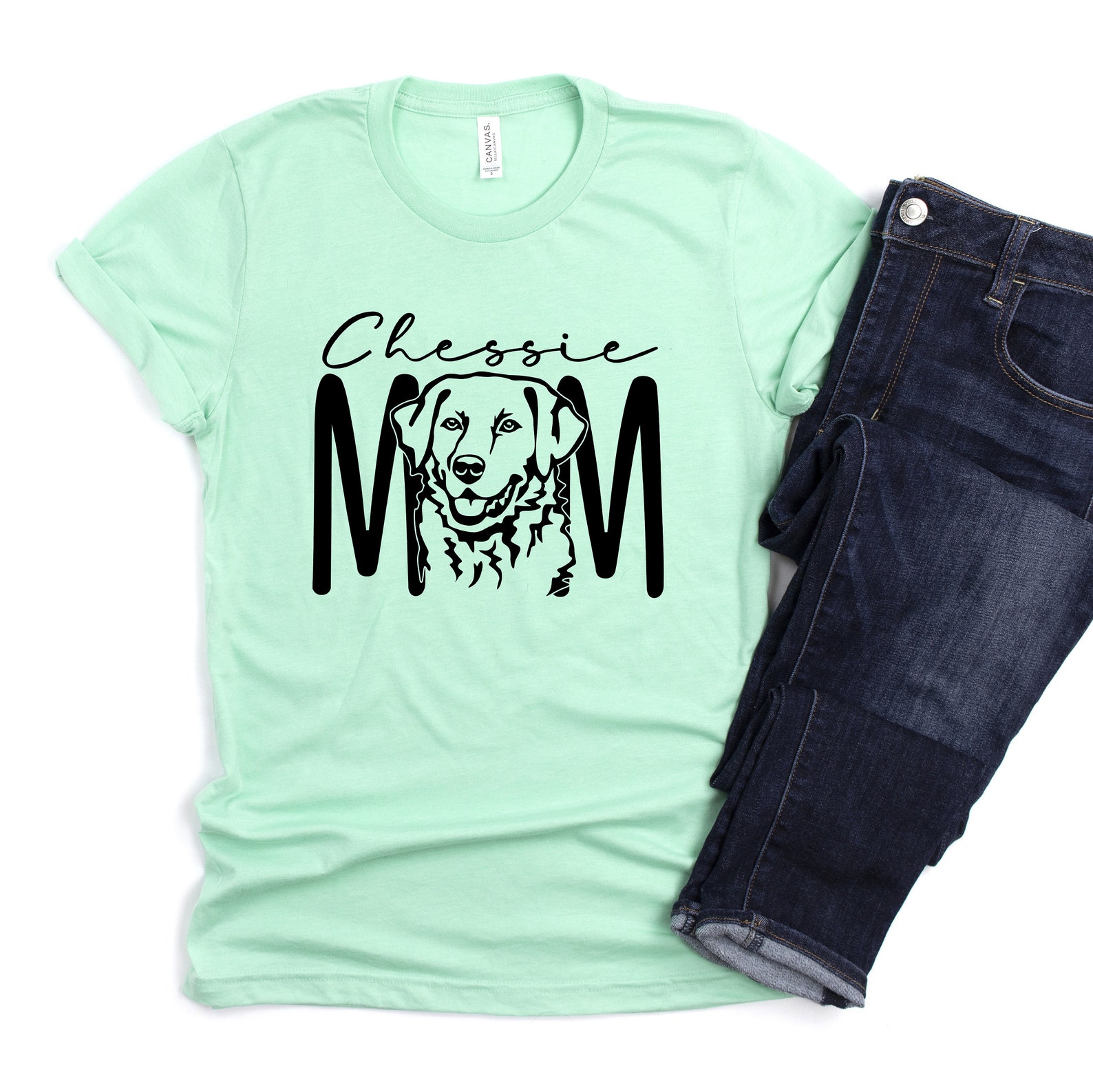 Chessie Mom Chesapeake Retriever Wavy Coat Hunting Dog - Etsy