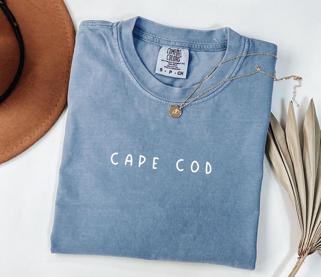 Comfort Colors® Cape Cod Shirt, Massachusetts MA Minimalist Aesthetic ...