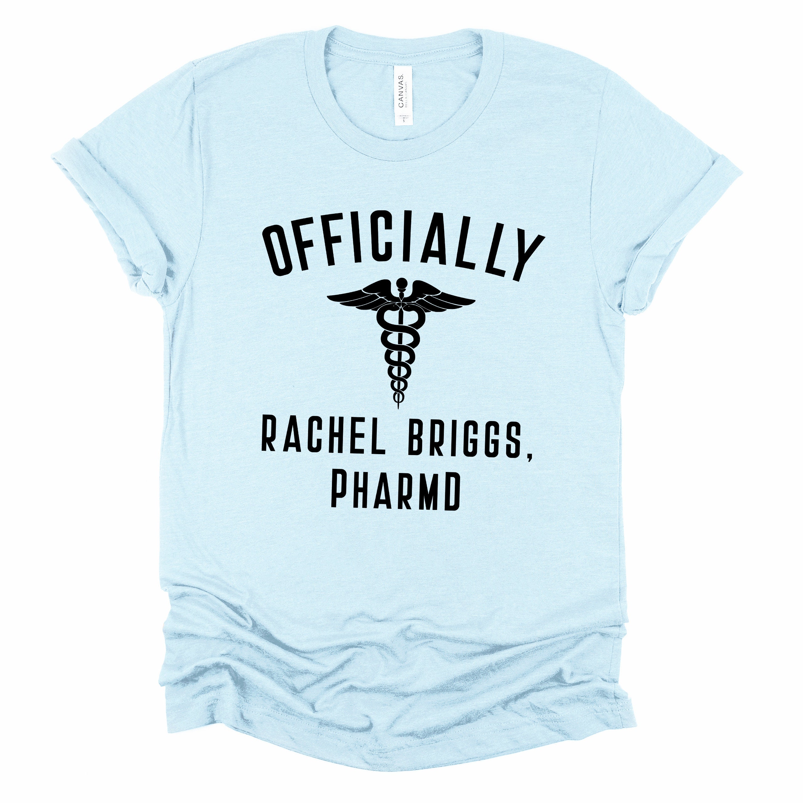 Pharmacist Gift - Officially Pharmd - Custom Credentials Shirt ...