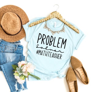 Math Teacher - Problem Solver #mathteacher - Mathematics - Teacher Gift ...