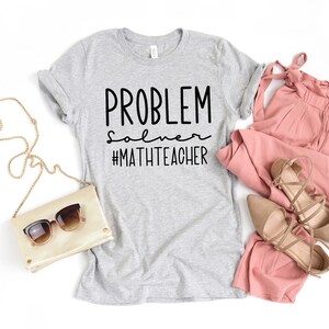 Math Teacher - Problem Solver #mathteacher - Mathematics - Teacher Gift ...