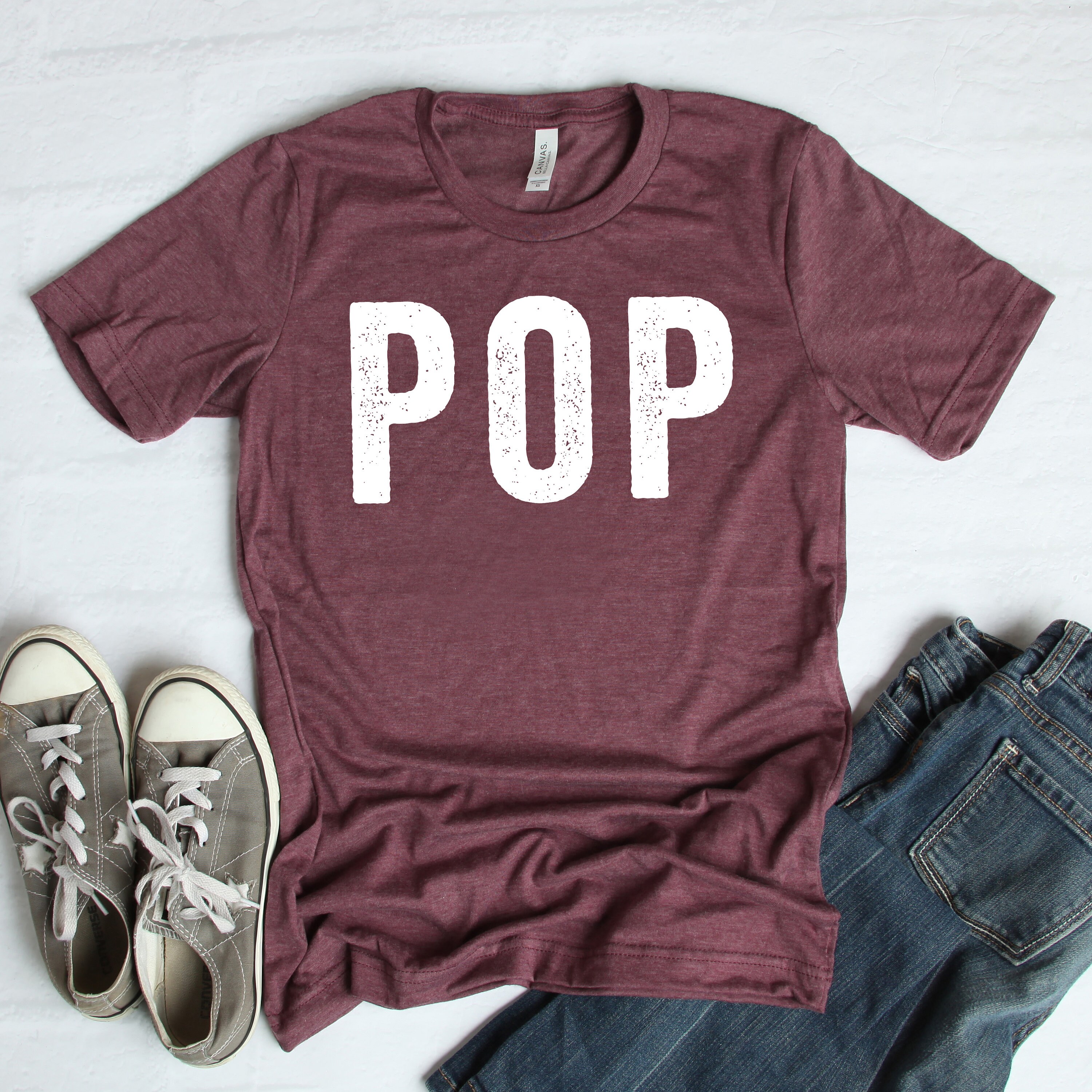 Pop Shirt Pop Grandpa Shirt Pop Pop Papa Shirt Gift | Etsy