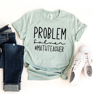 Math Teacher - Problem Solver #mathteacher - Mathematics - Teacher Gift ...