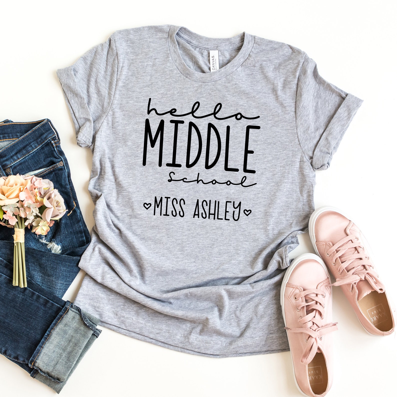 Middle School Squad Shirt Teacher Shirts Junior High - Etsy