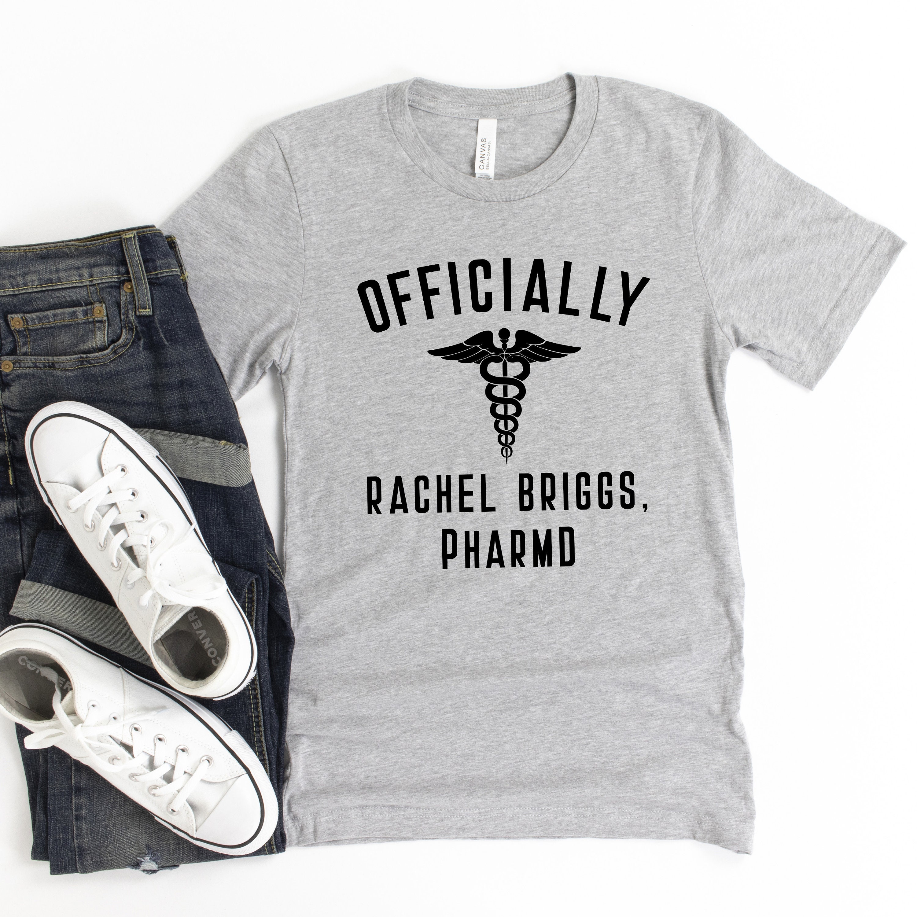 Pharmacist Gift Officially PharmD Custom Credentials Shirt | Etsy