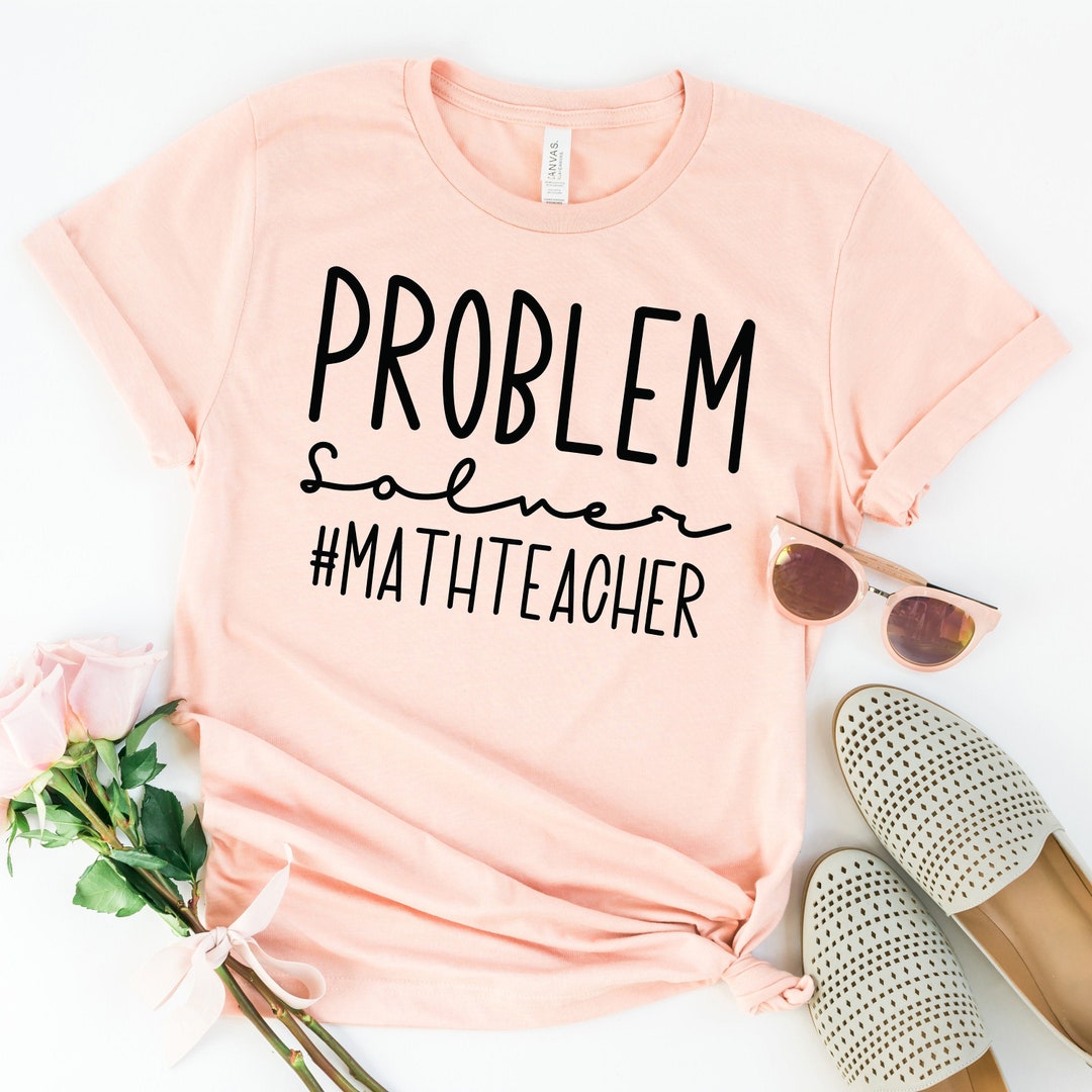 Math Teacher - Problem Solver #mathteacher - Mathematics - Teacher Gift ...