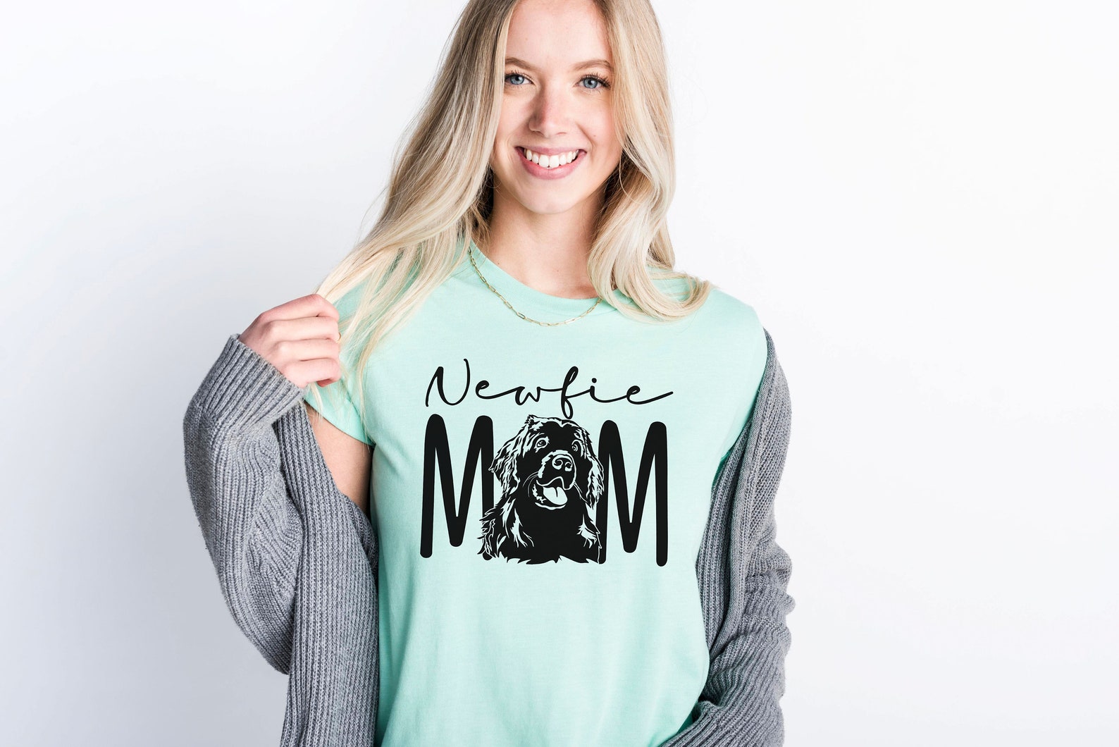 Newfie Mom | Newfoundland Dog Breed | Dog Mama | Working Dog | Dog ...