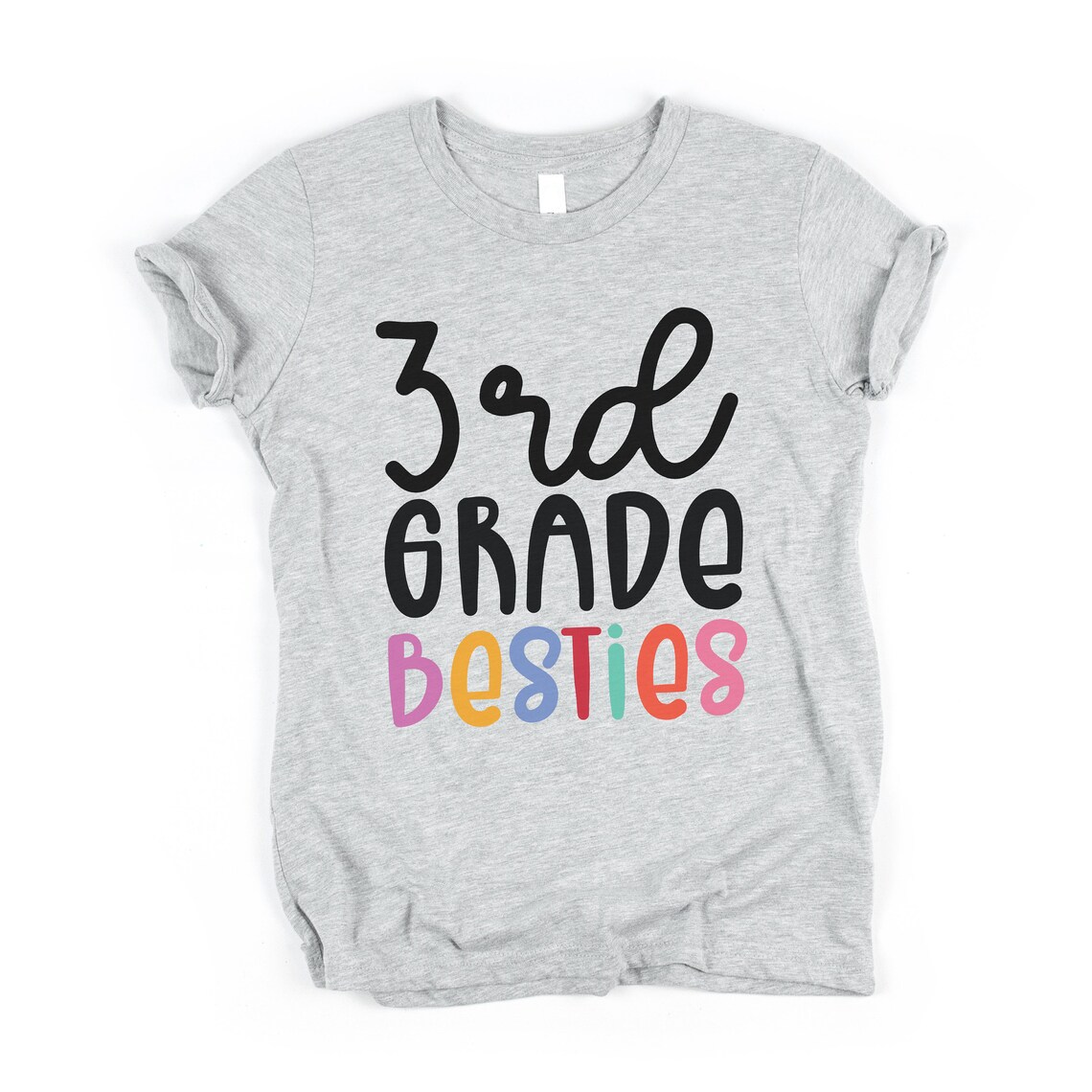 3rd Grade Besties Third Grade Teacher Shirts Best Friend | Etsy