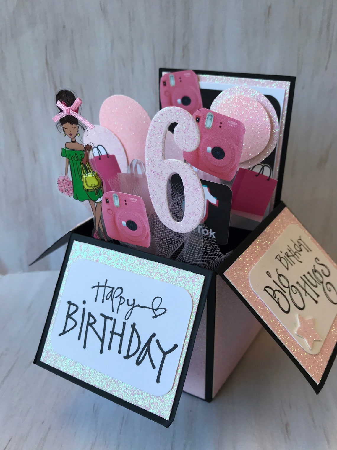 Selfie Box Card, Picture Card - Etsy