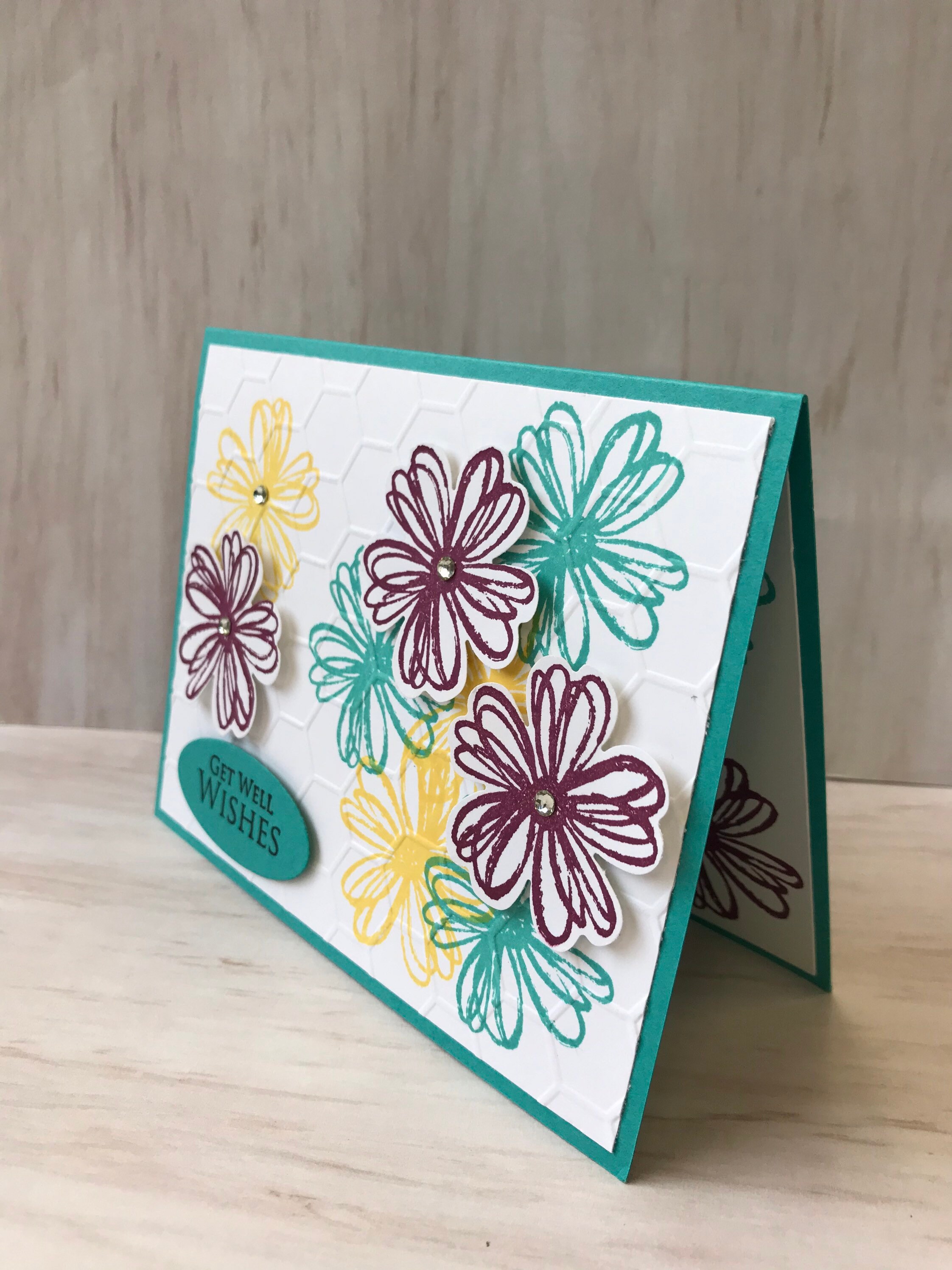 Handmade Get Well Card: Honeycomb Tissue Box Design - Etsy