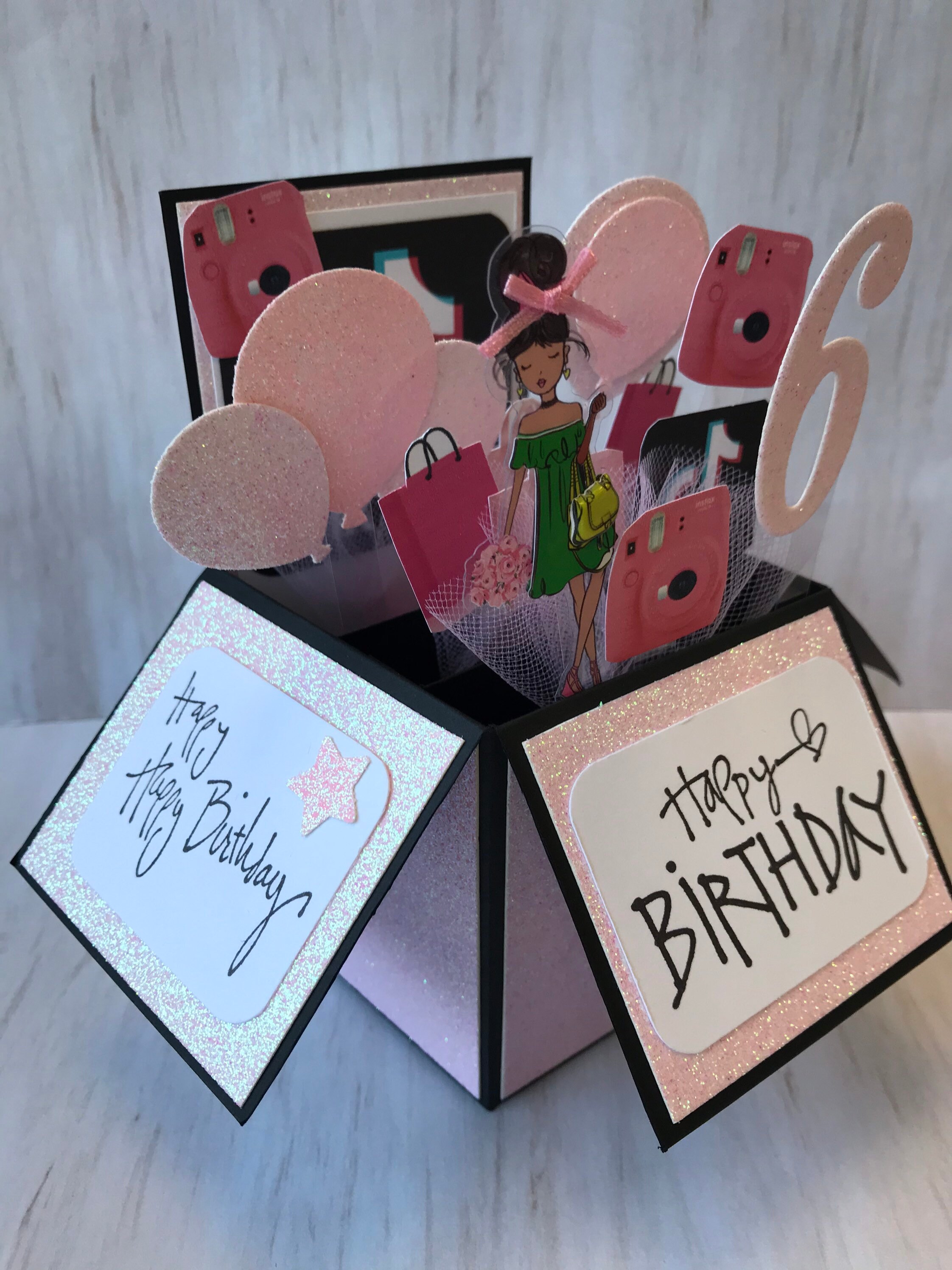 Selfie Box Card, Picture Card - Etsy
