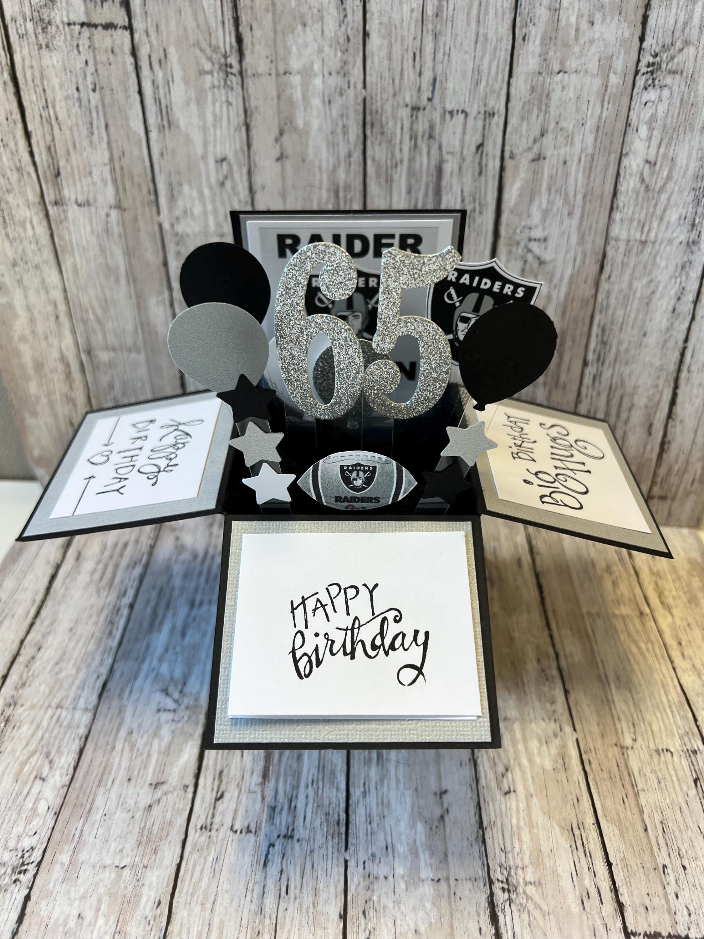 Football Pop-up Box Card: Sports Fan Gift, Game Day Card - Etsy