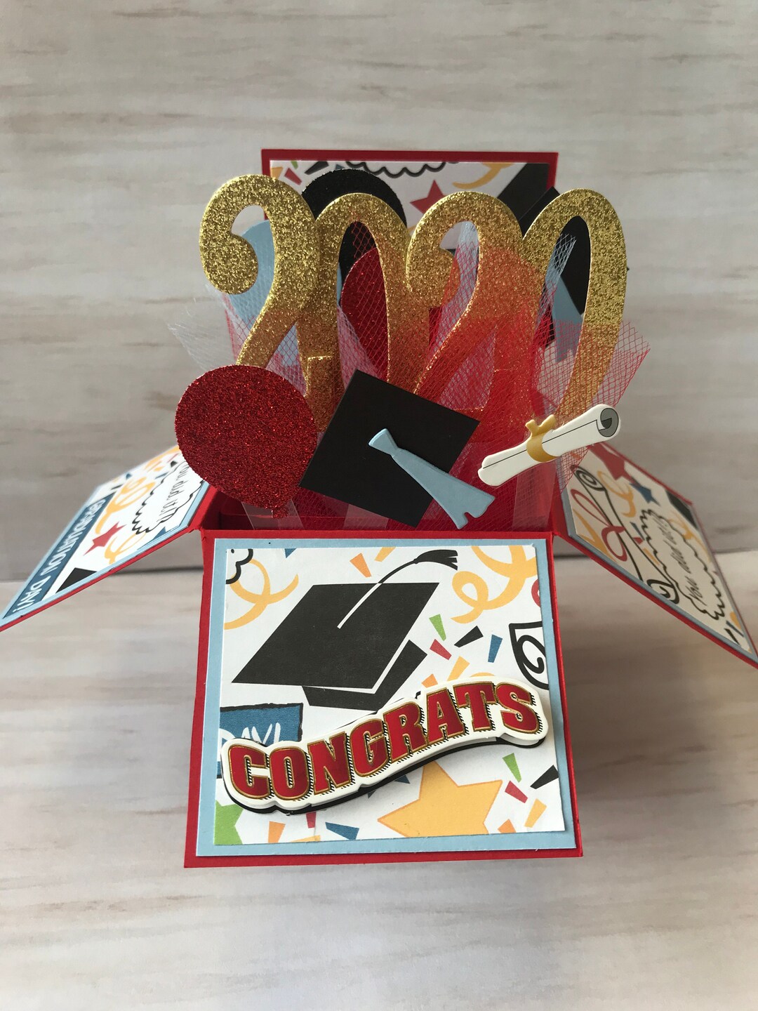 Congrats Grad Card, Graduation Card, Congrats (custom Year) Card ...