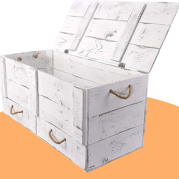 Rustic Wooden Chest - Etsy