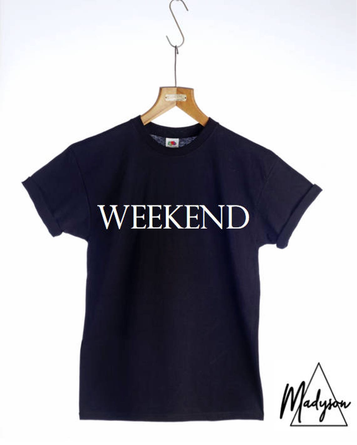 Weekend Tee T-shirt Saturday Sunday T-shirt Fashion Slogan - Etsy