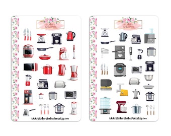 Cooking stickers | Etsy