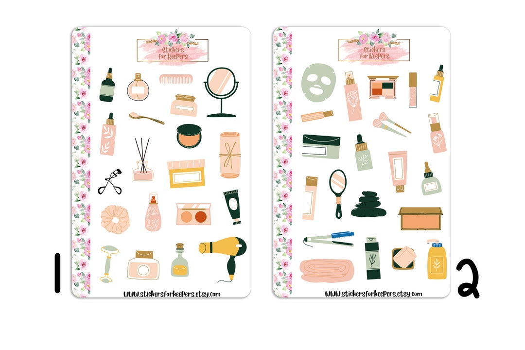 Self Care Stickers Beauty Stickers Skin Care Stickers - Etsy