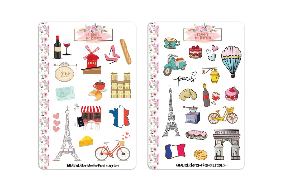 France Stickers, Paris Stickers, Travel Stickers, Holidays Stickers ...