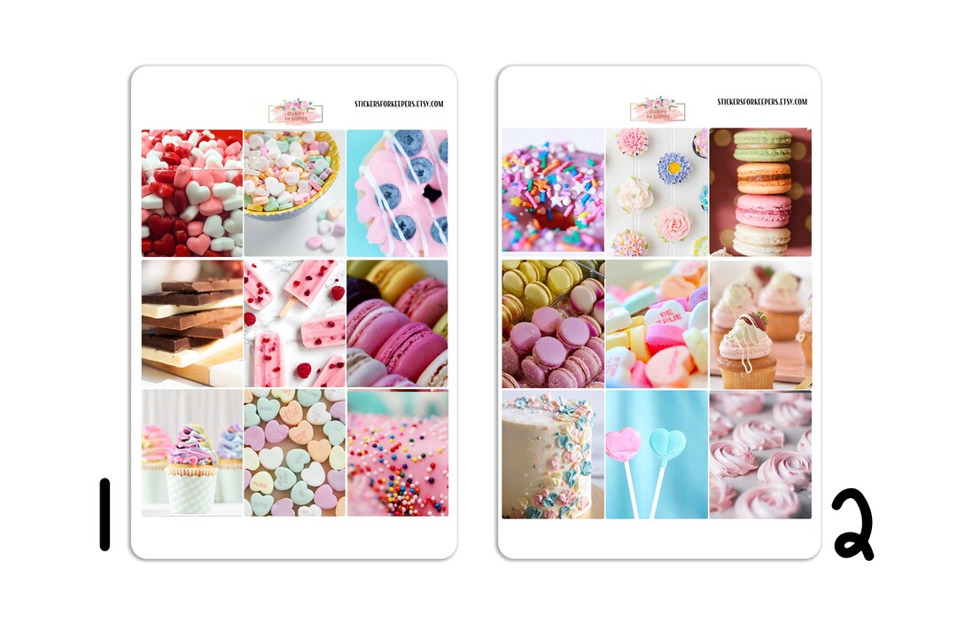 Sweets Full Boxes Stickers Sweets Stickers Full Boxes - Etsy