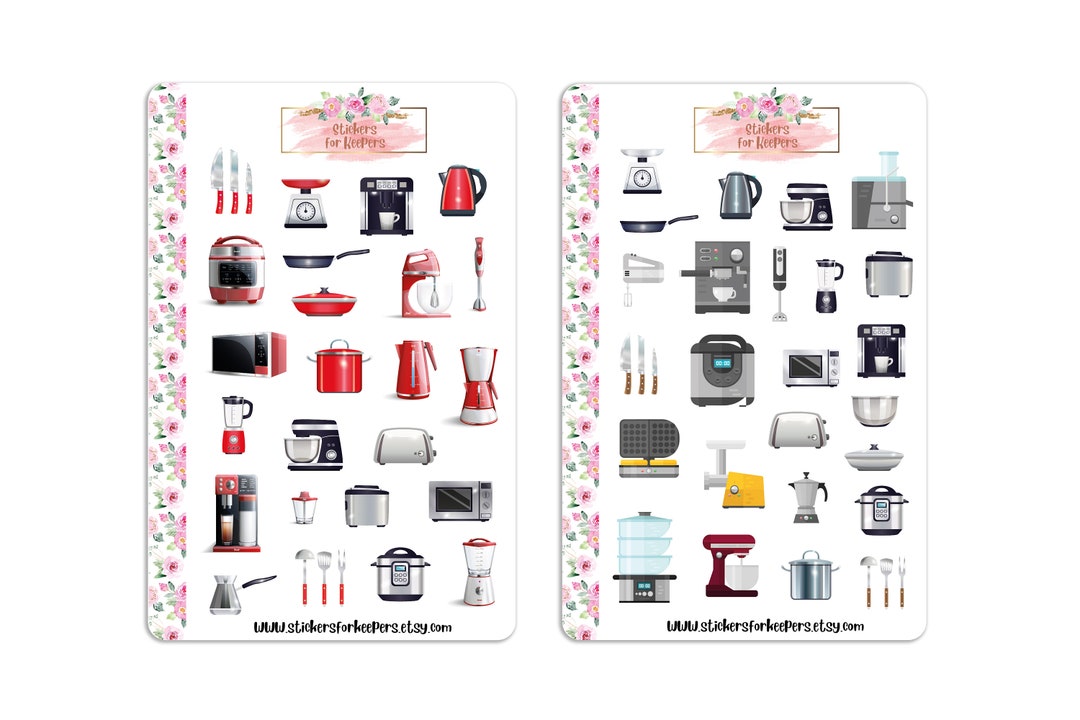 Kitchen Stickers Cooking Stickers Decorative Stickers - Etsy
