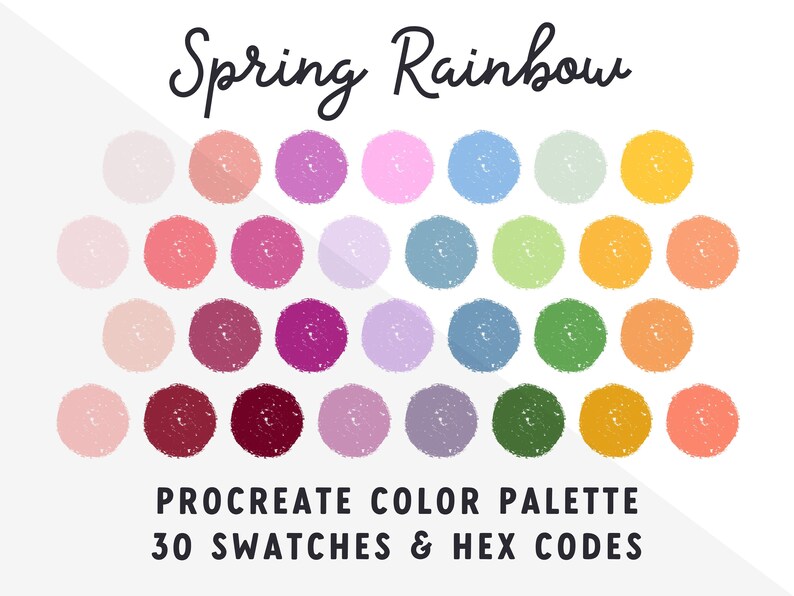 Procreate Color Palette Ipad Procreate Tools Digital Etsy