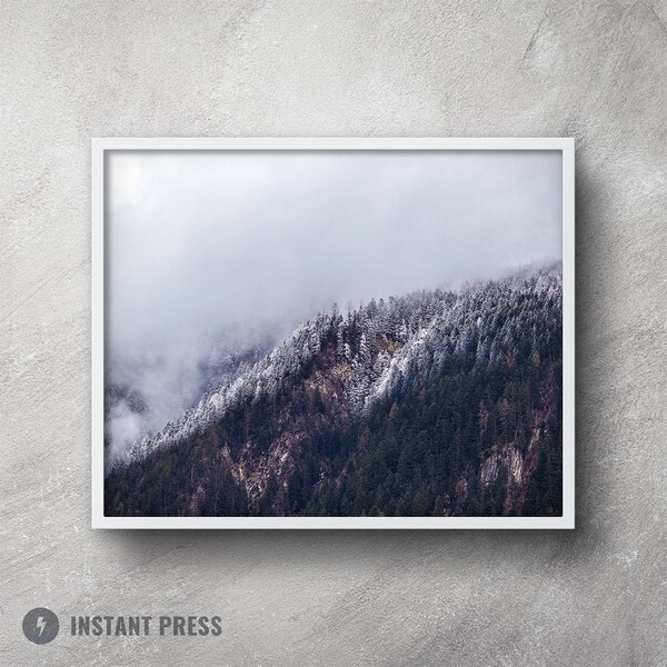 Mountain Photography Print, Printable Mountains, Mountains Wall Art ...