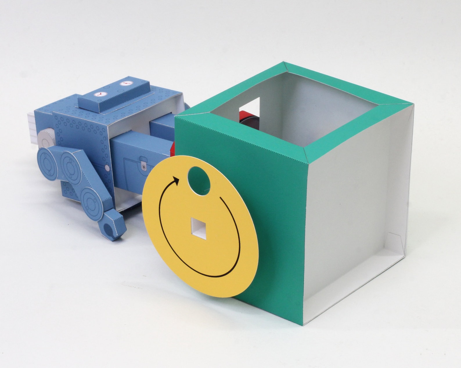 Walking Tin Robot — Automata, Paper Craft, Instant Download, PDF, DIY ...