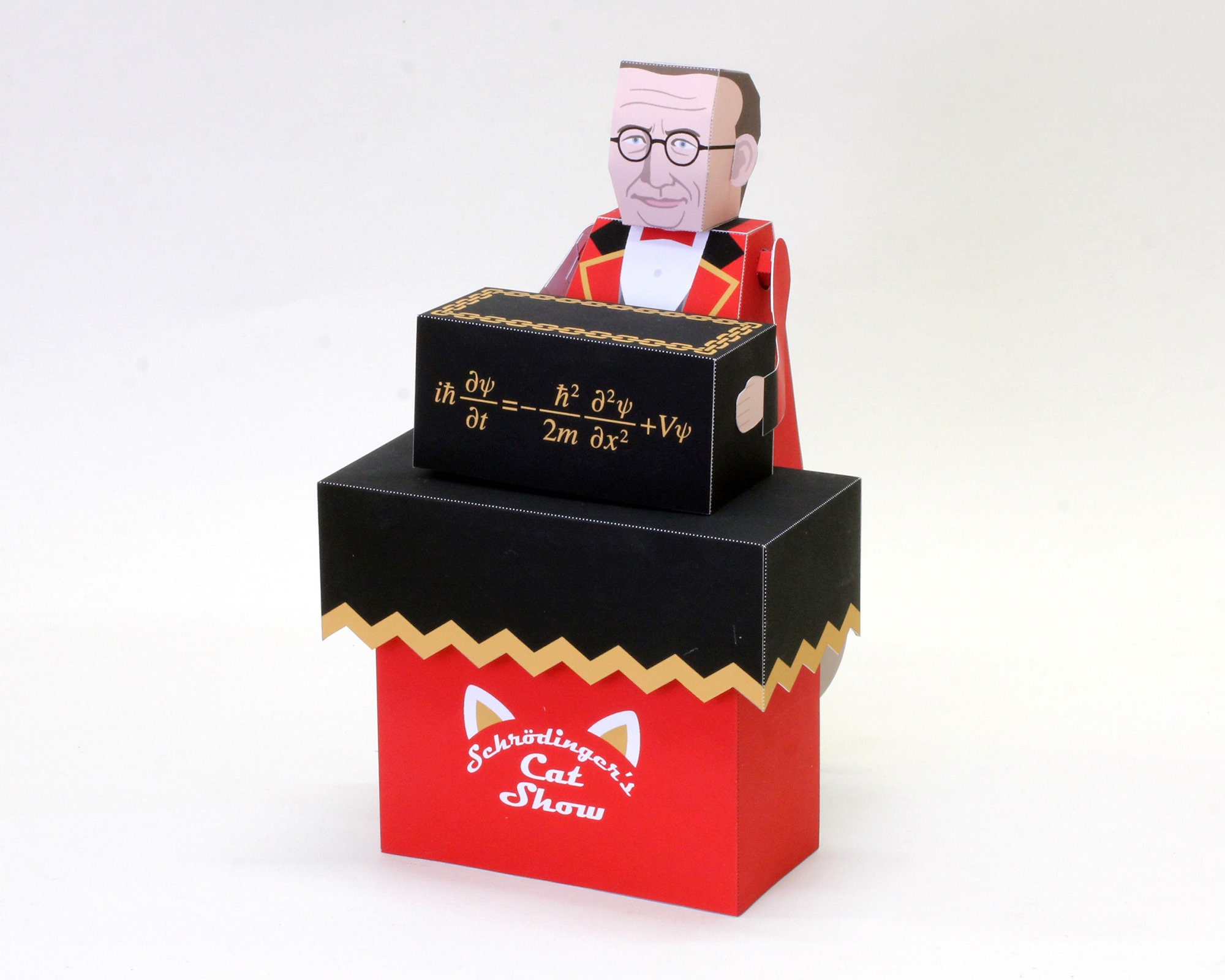 Schrödinger's Cat Show Automata Paper Craft Instant - Etsy