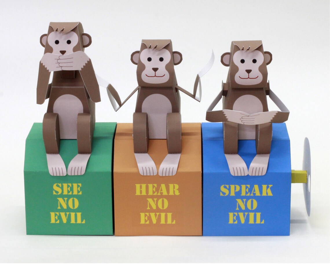 The Golden Rule Automata Paper Craft Instant Download - Etsy
