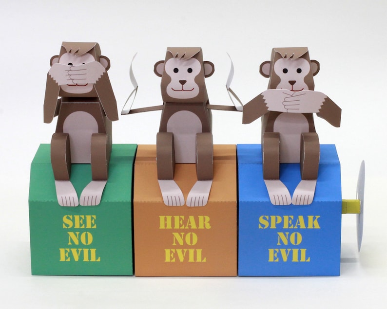 The Golden Rule Automata Paper Craft Instant Download - Etsy