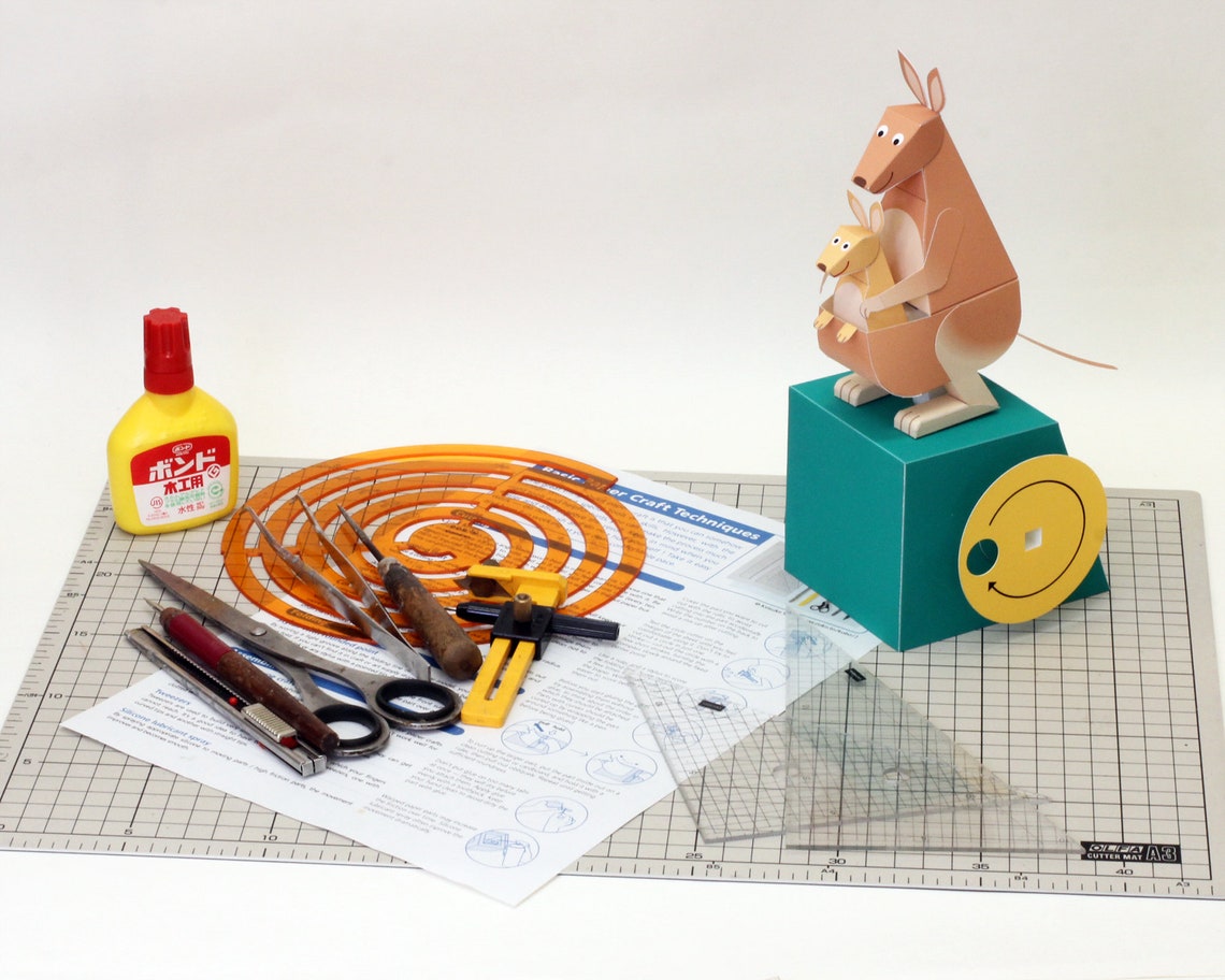 Kangaroo Care Automata Paper Craft Instant Download PDF - Etsy