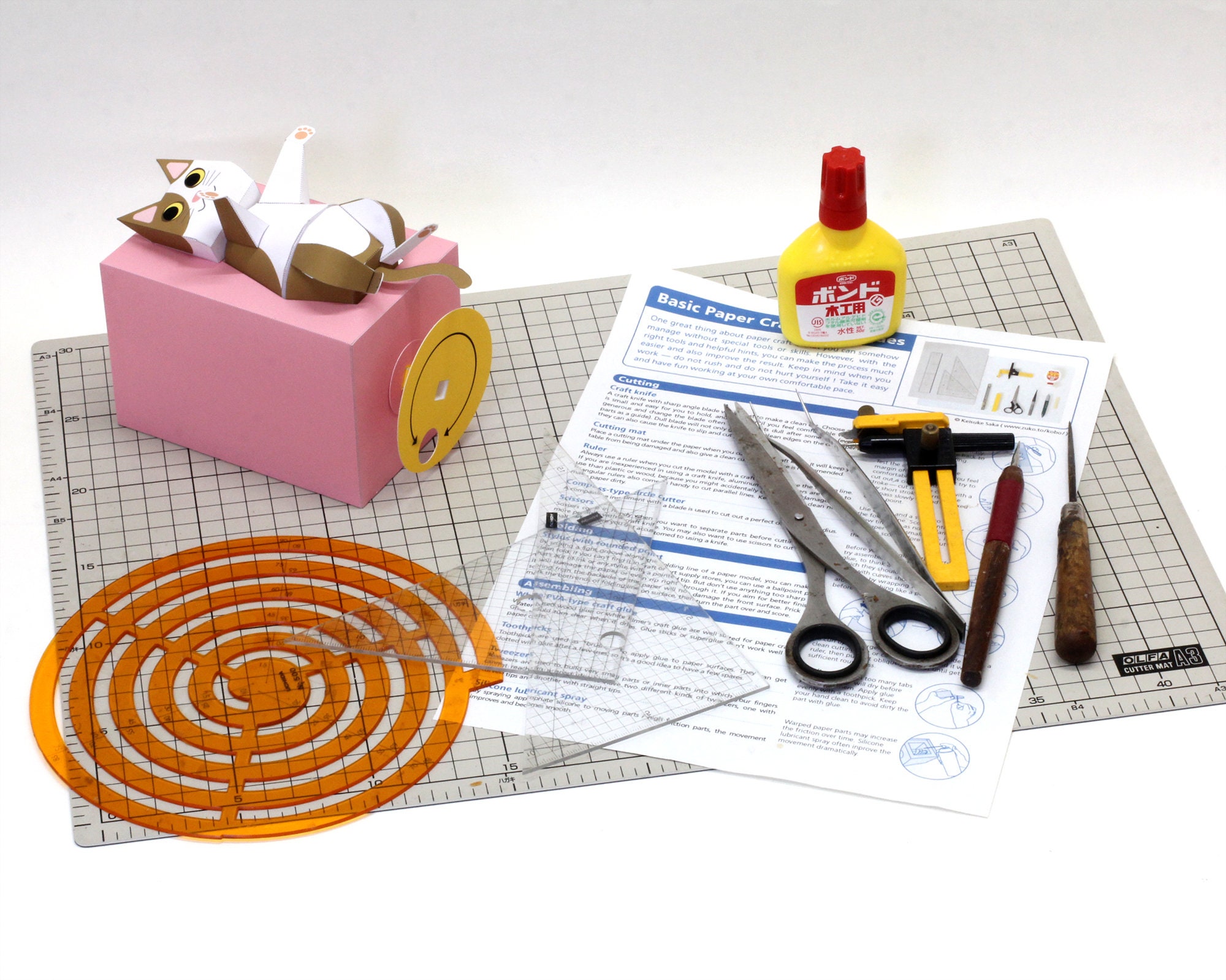 Spread Eagle Automata Paper Craft Instant Download PDF - Etsy