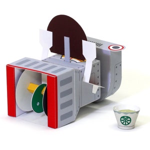 Tea-serving Robot — Automata, Paper Craft, Instant Download, PDF, DIY ...