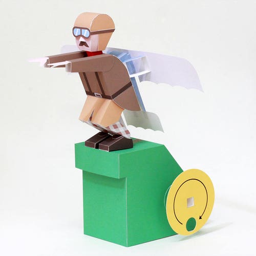 Doomed Automata Paper Craft Instant Download PDF DIY - Etsy