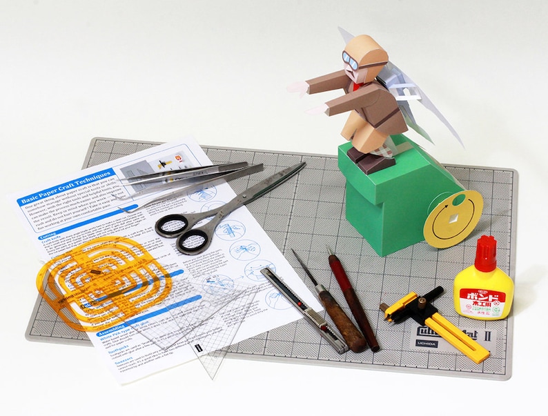 Hesitation Automata Paper Craft Instant Download PDF DIY - Etsy