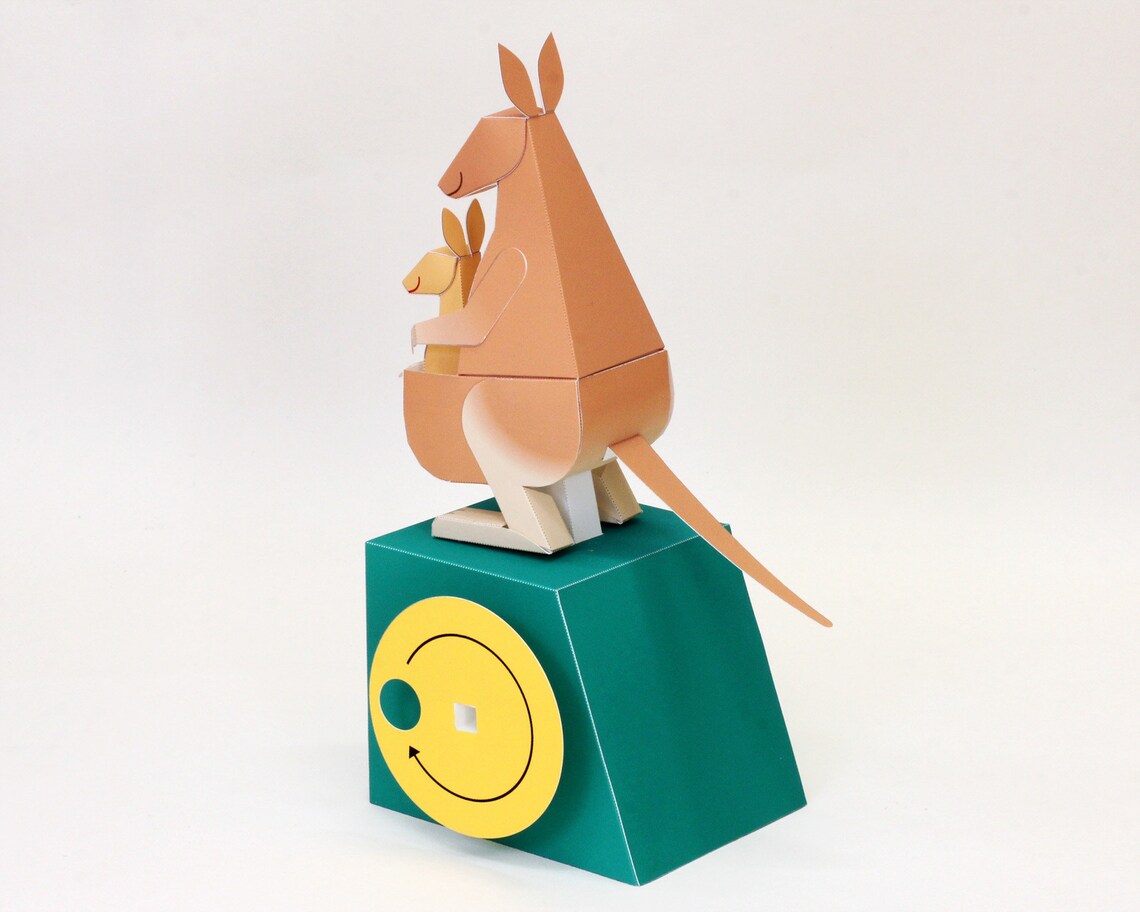 Kangaroo Care Automata Paper Craft Instant Download PDF - Etsy