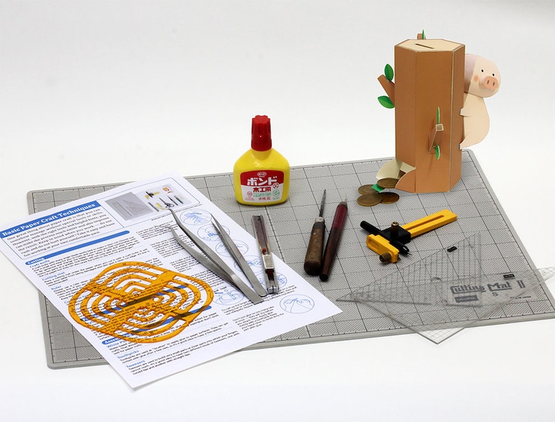 Climbing Piggy Bank Automata Paper Craft Instant Download - Etsy