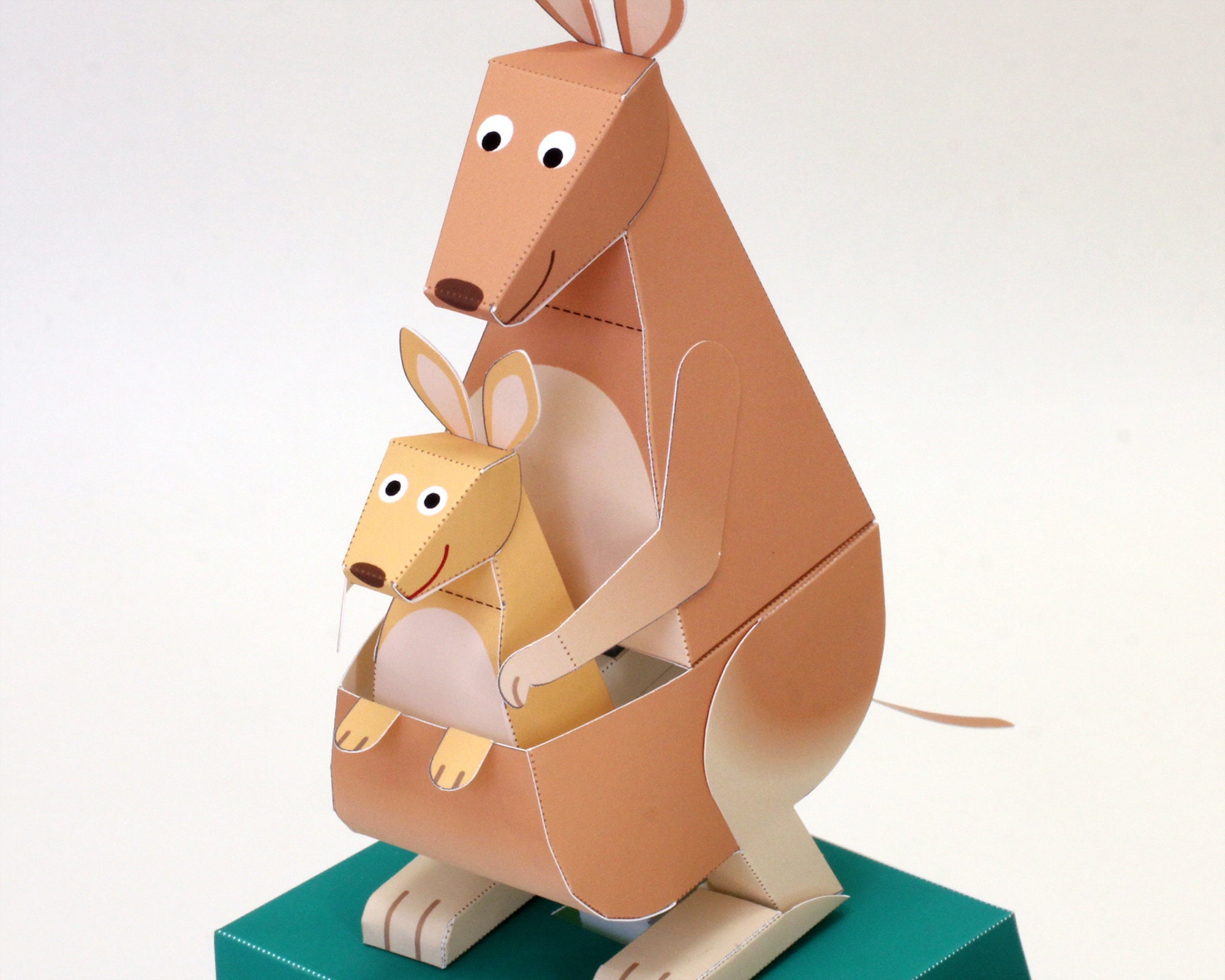 Kangaroo Care Automata Paper Craft Instant Download PDF - Etsy