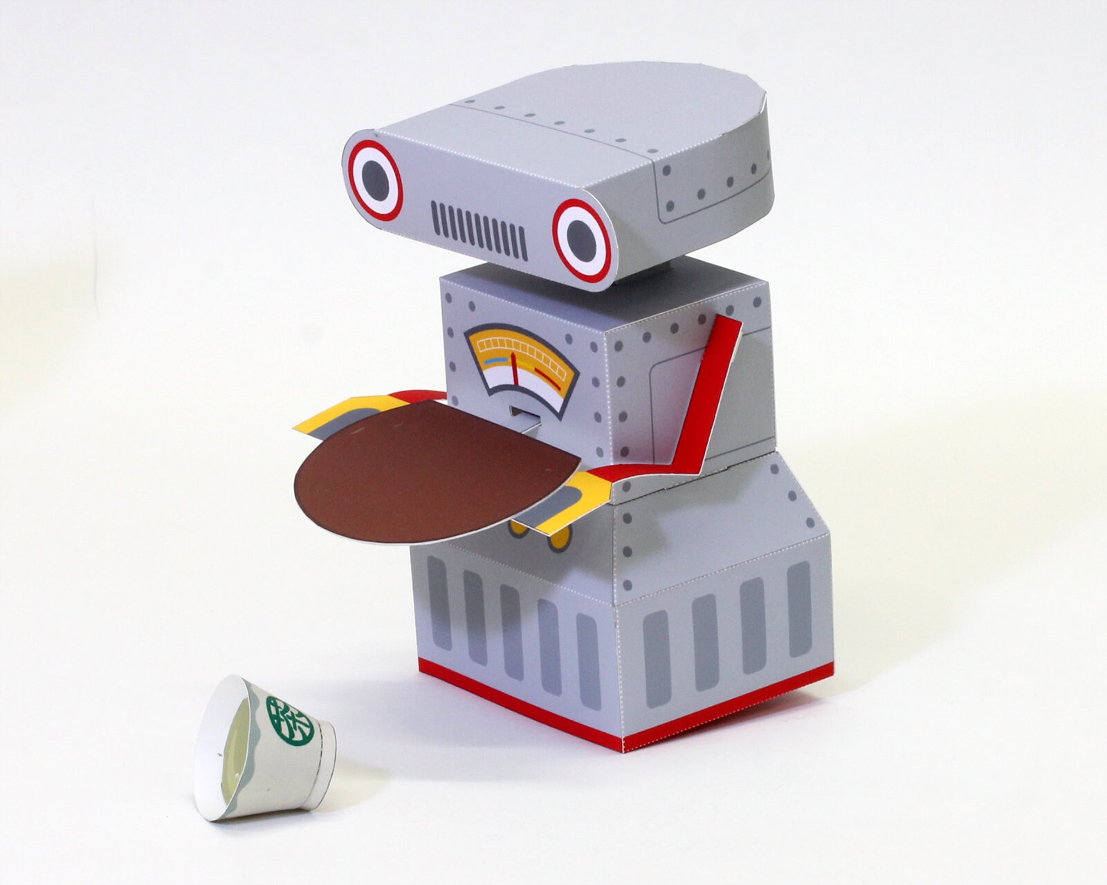 Tea-serving Robot — Automata, Paper Craft, Instant Download, PDF, DIY ...