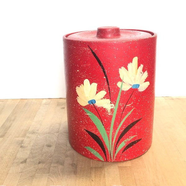 Red Cookie Jar - Etsy