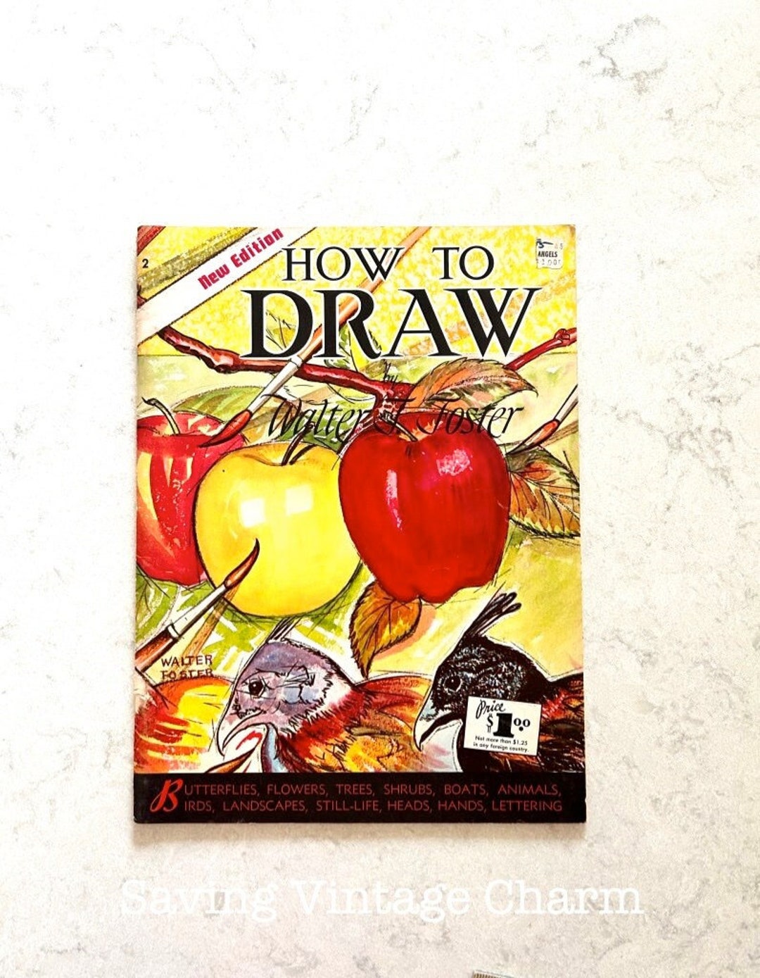 How to Draw by Walter Foster Art Instruction Paperback 2 - Etsy